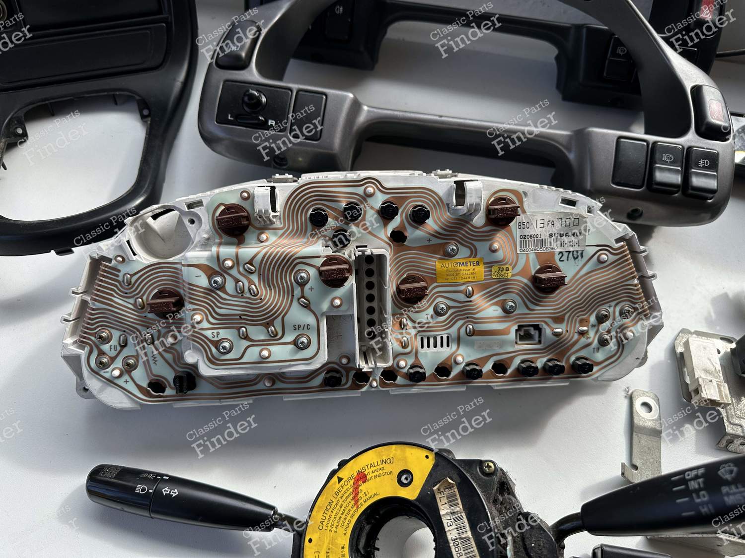 GT version meter - SUBARU Impreza