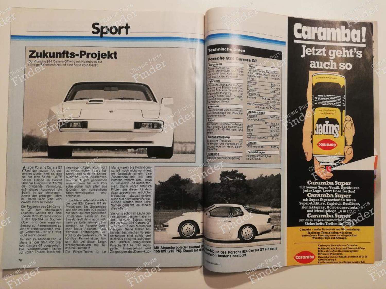 Gute Fahrt' magazine - March 1980 - VOLKSWAGEN (VW) Golf I / Rabbit ...